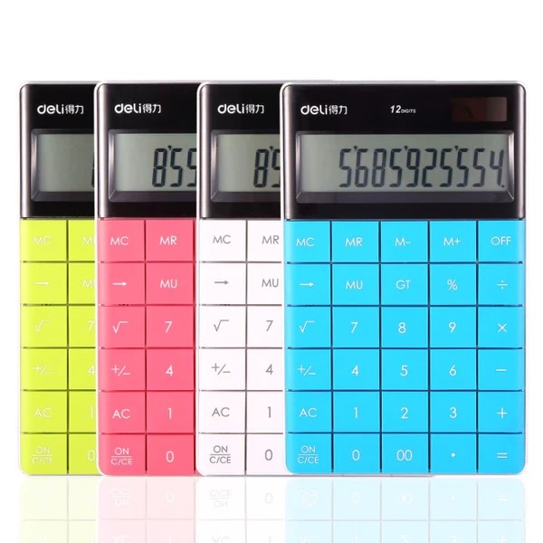 Deli Dual Power Electronic Calculator 1589 | Daraz.pk