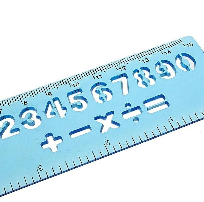 PACK OF 4 STENCIL SCALE SET- Student Scale Set- 4Pcs Candy Color Cute ...
