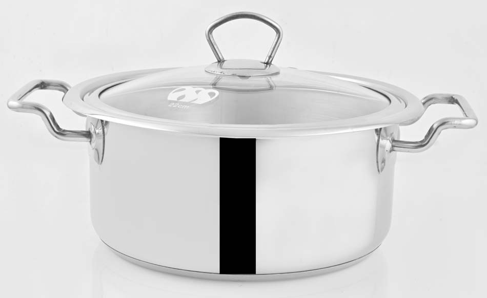 Alpha Stainless Steel Daikchi Casserole Handi Stainless Steel heavy ...