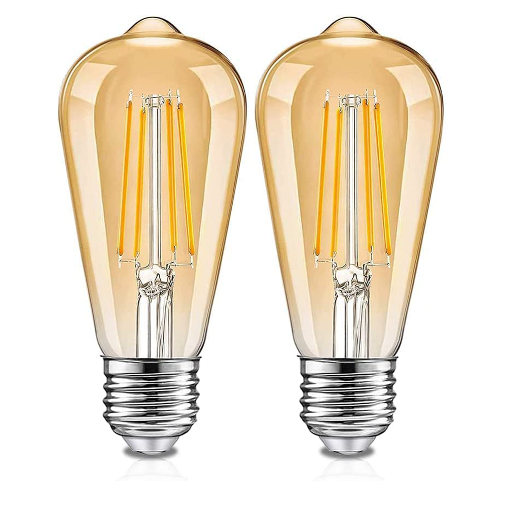 4 Watt LED Edison Light Bulbs 40W Equivalent Vintage Light Bulb, 2200K ...