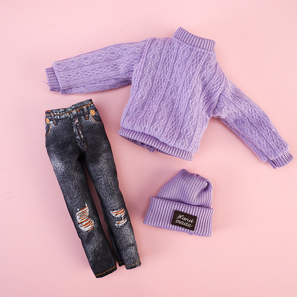 SF 1sey Clothes for 30cm Doll Fashion Outfits Wear Casual Sweater Shirt ...