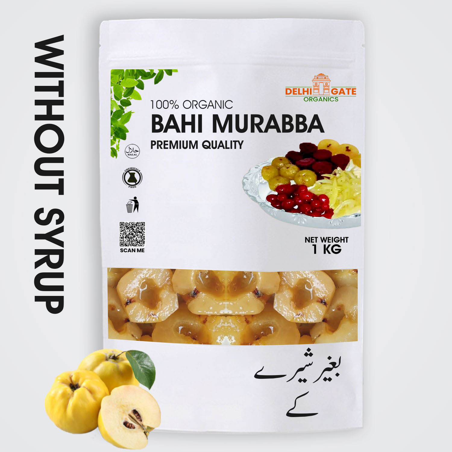 Bahi Murabba Qunce Queen Apple Preserve Without Sugar Syrup Behi Bahi ...