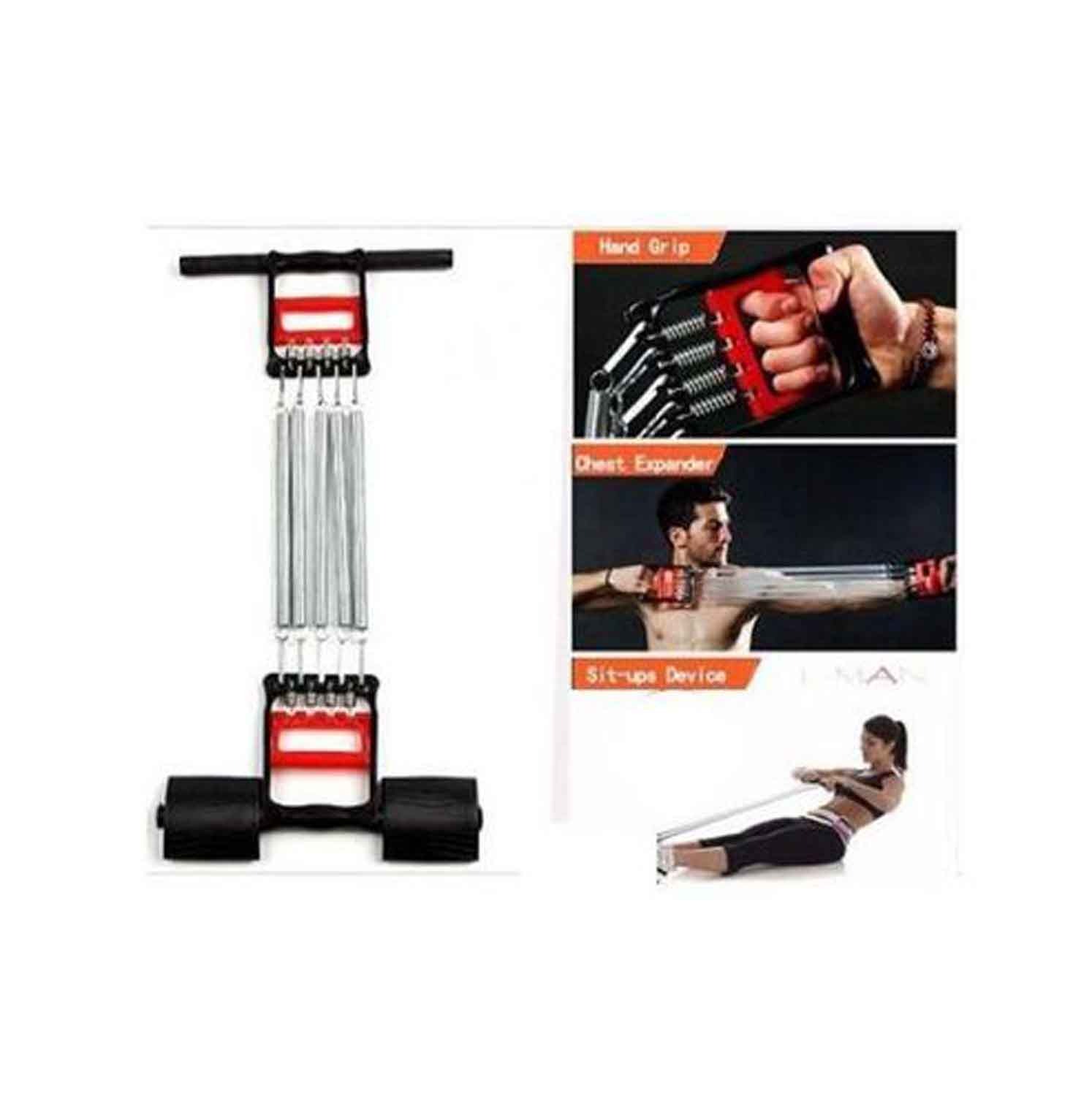 : "Tummy Trimmer Spring + Chest Expander - Dual Fitness Tool for Core ...