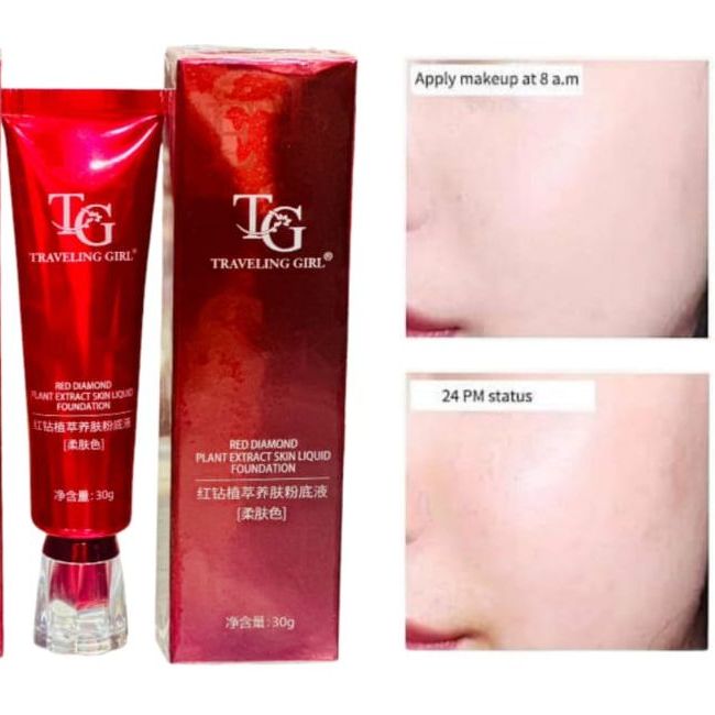 TG FV Skin Liquid Foundation Full Coverage Formula Matte Finish Liquid ...