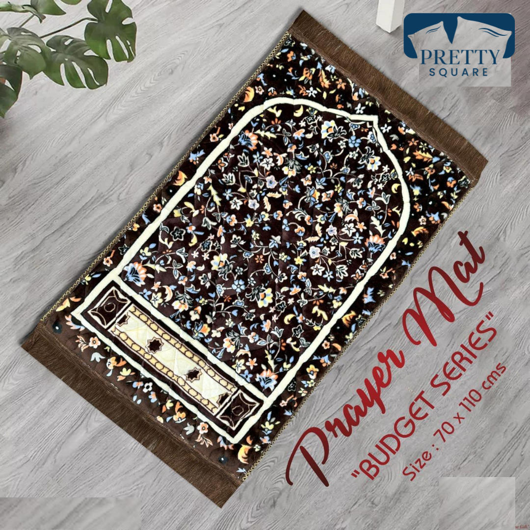 Plush Velvet Jai Namaz quilted Prayer Mats Premium Orthopedic Foam ...