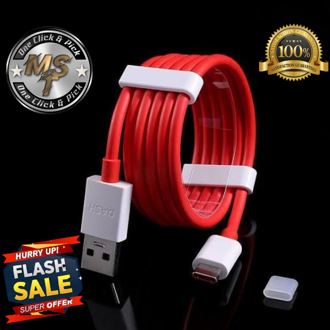 DASH Genuine 6A Oneplus Type C Cable Fast Charging Data Sync USB-C ...