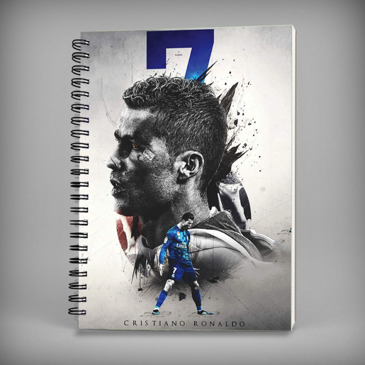 Cristiano Ronaldo Spiral Notebook - 7402 | Daraz.pk