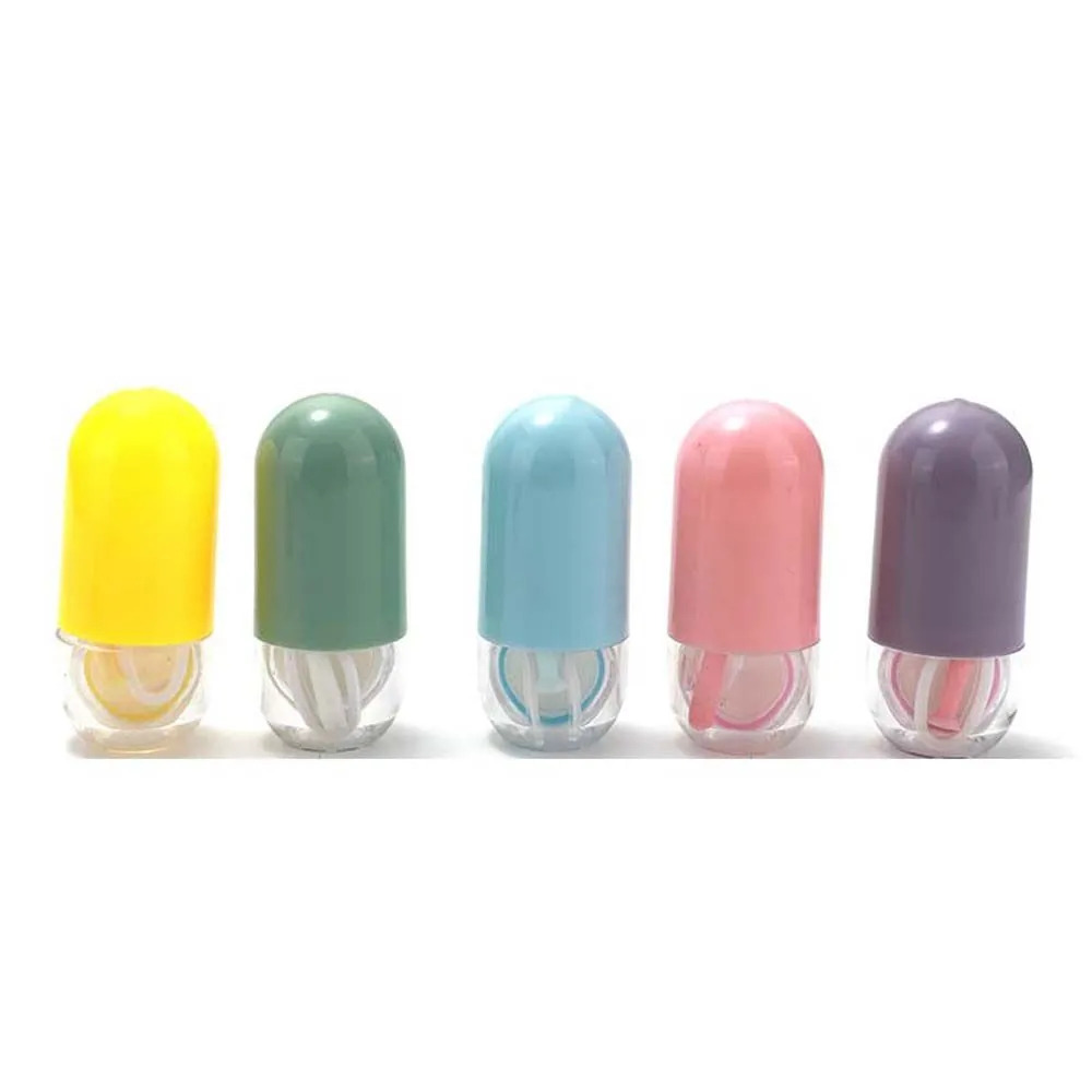Mini Contact Lens Case Travel Kit Pill Shape Contacts Lens Container ...