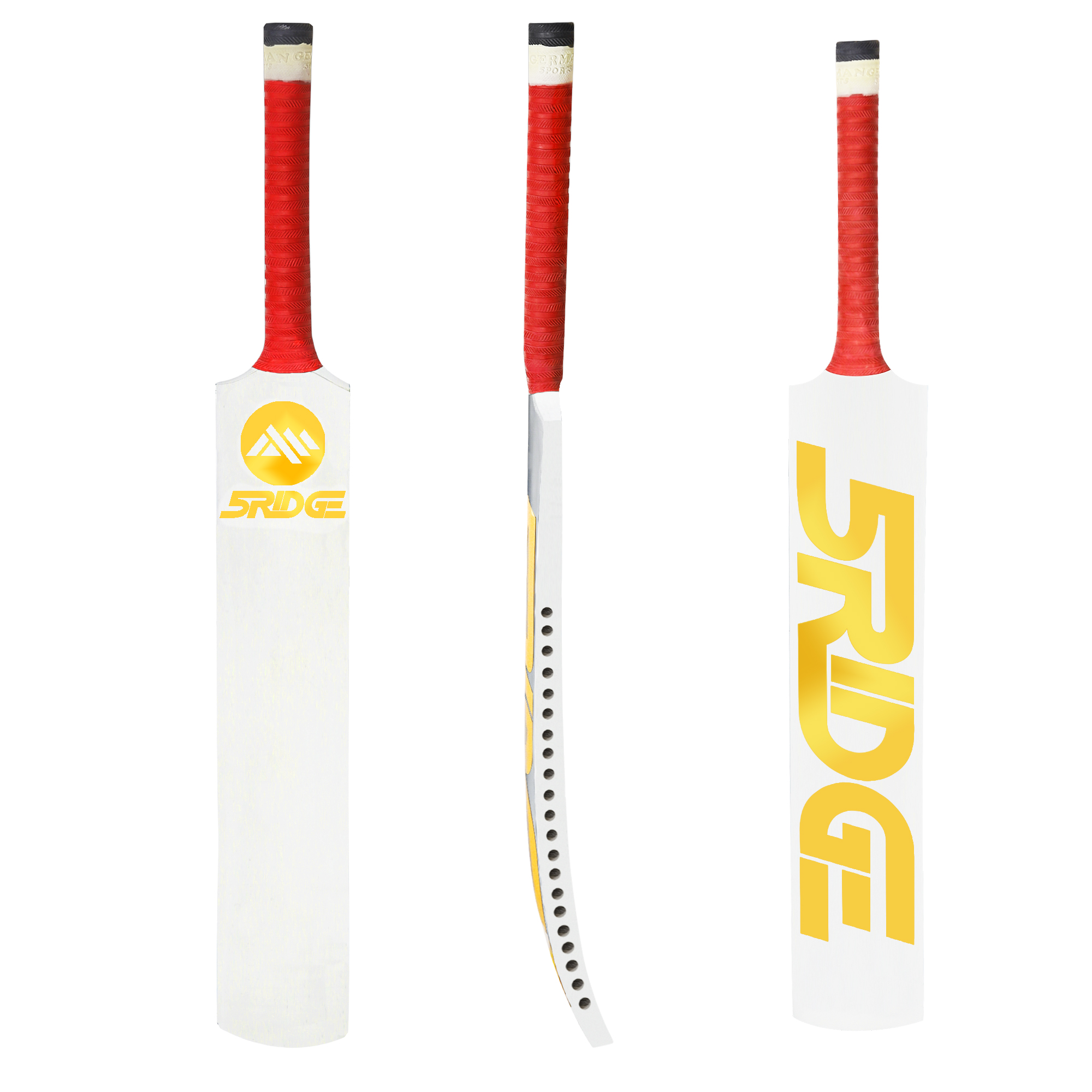 5RIDGE Black Wooden Handle Bat Dominate the Cricket Pitch with Our Tape ...