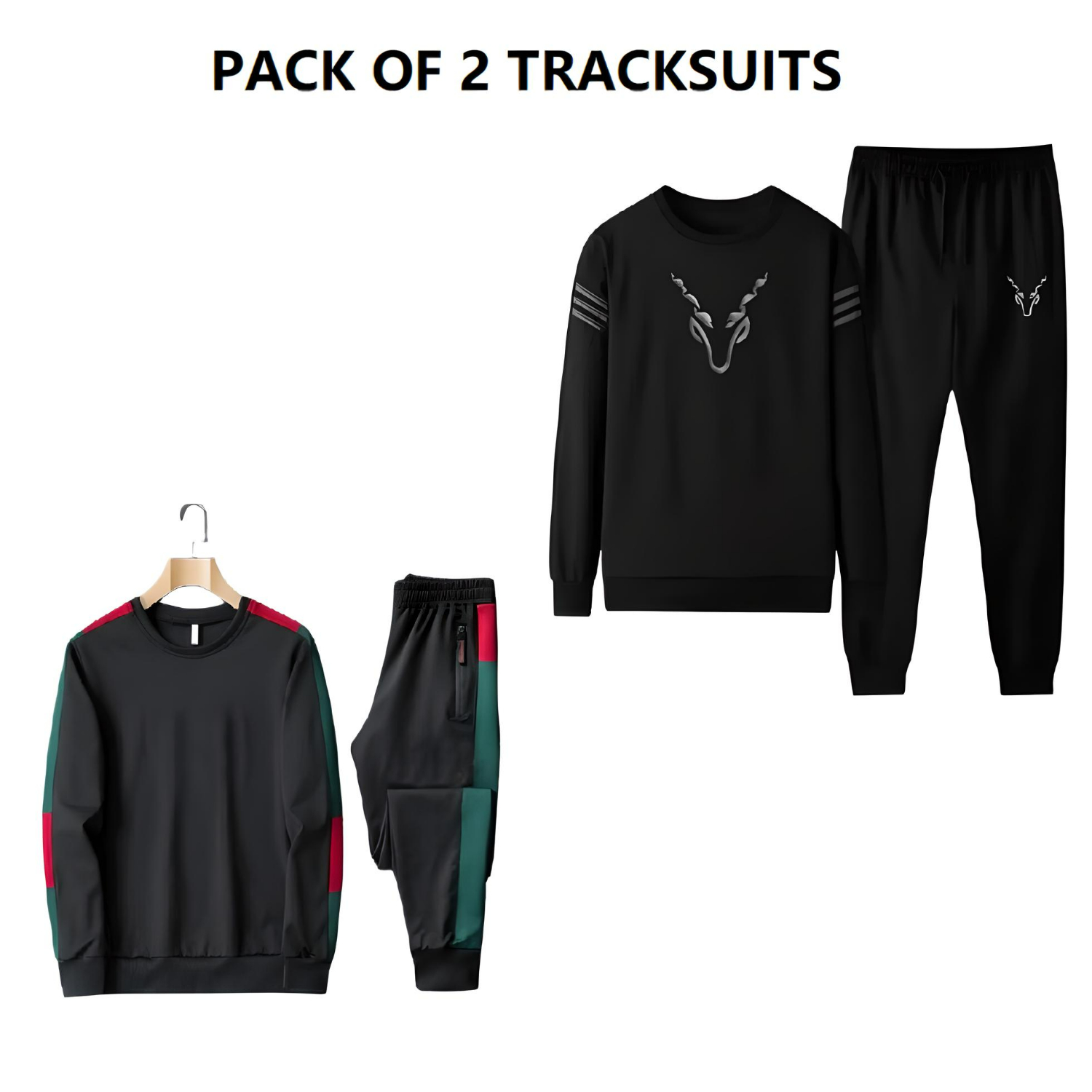 RichMan Pack Of 2 Winter Tracksuits for Men and Women 4 Piece Set ...