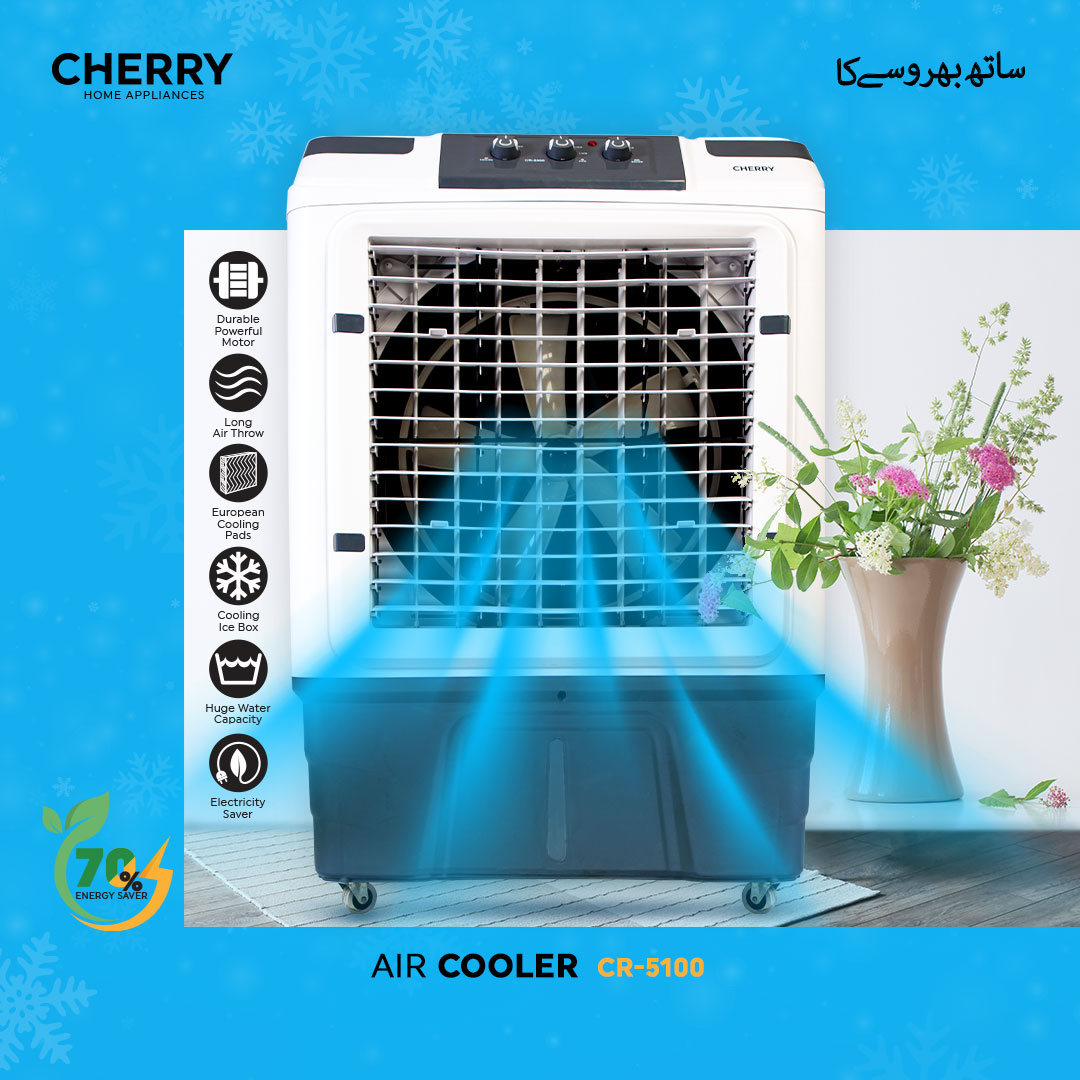 Cherry Air Cooler CR-5100 , AC-220V Fully Large Size , Super Plus Fast ...