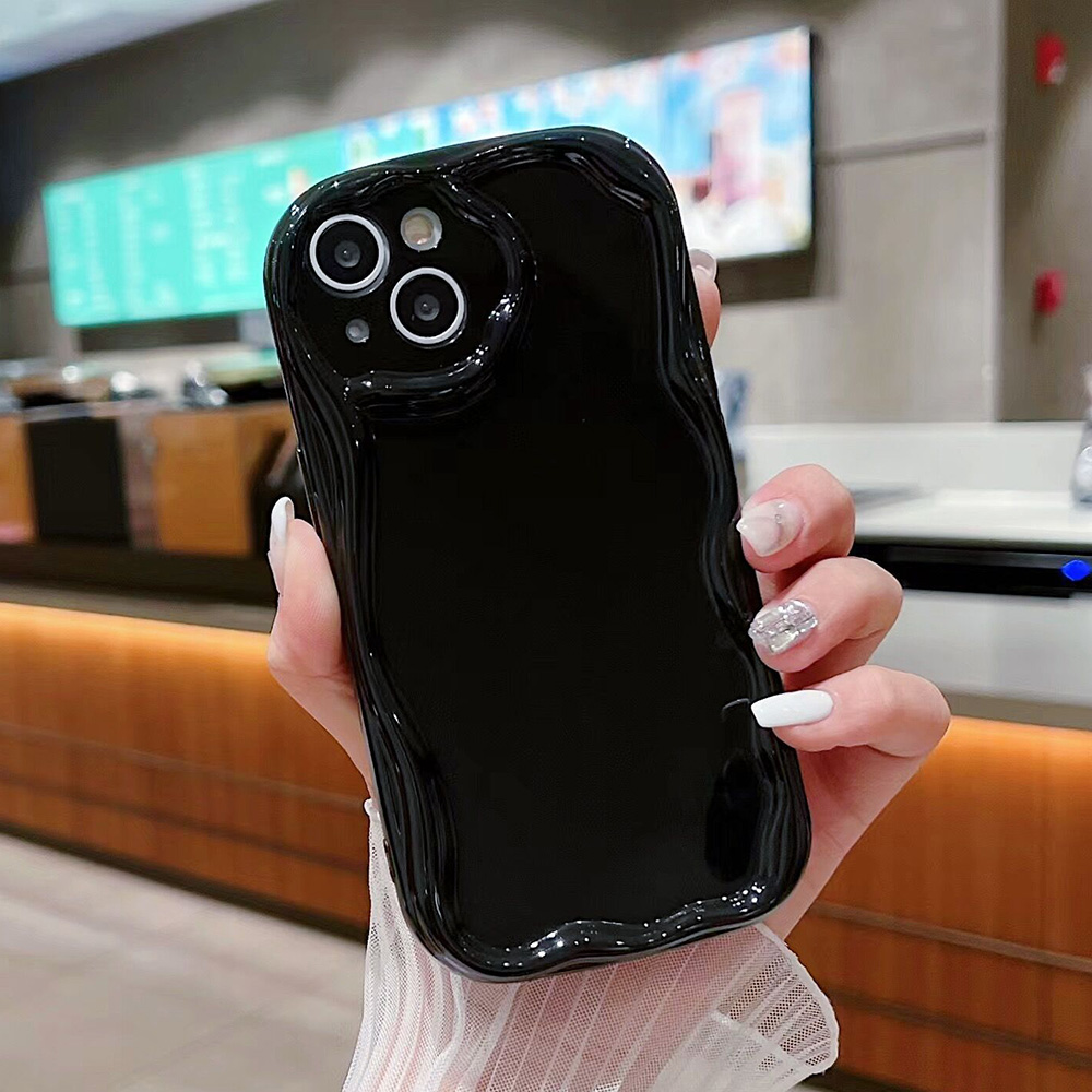 Cream Solid Silicone Phone Case For IPhone 11 12 13 14 15 Pro Max 7 8 ...