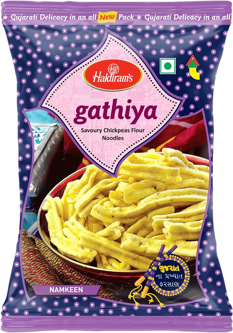 Haldiram's Gathiya Namkeen - 200 Gm | Spicy, Crunchy & Delicious ...