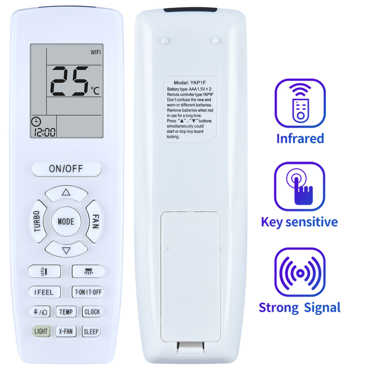 Original Gree Dc Inverter Remote Control Universal Air Conditioner ...
