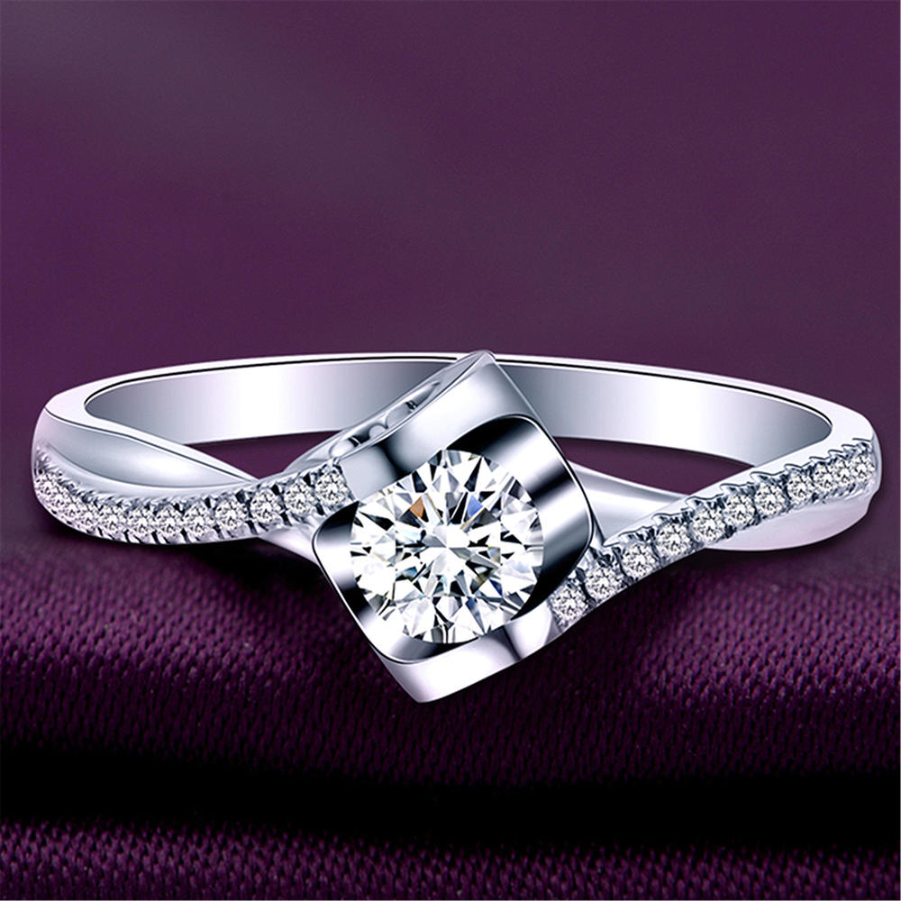 Adjustable Opening Ring Dazzling Alloy Ring Wedding Ring for Wedding ...