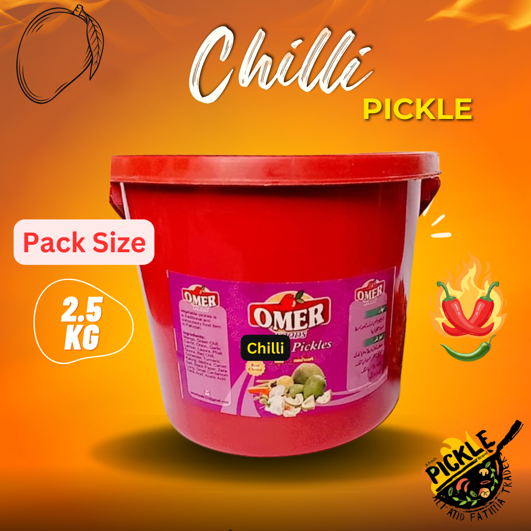 Home Made Chilli Pickle | Chilli ka Achar | Chilli Fresh Achar | 2.5 KG ...
