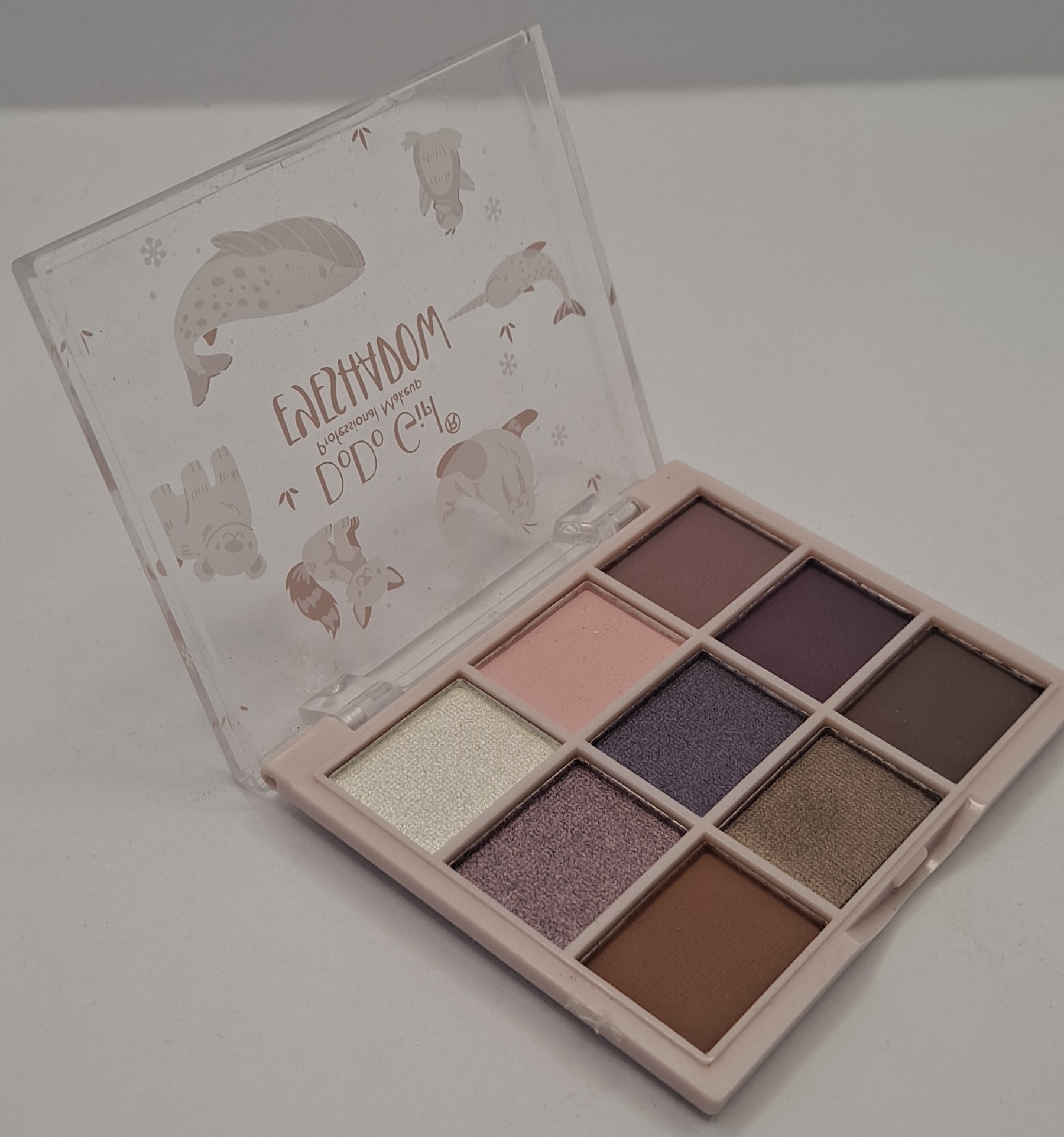 dodo girl mini eyeshadow 9color mini palette / glittery /matte shades ...