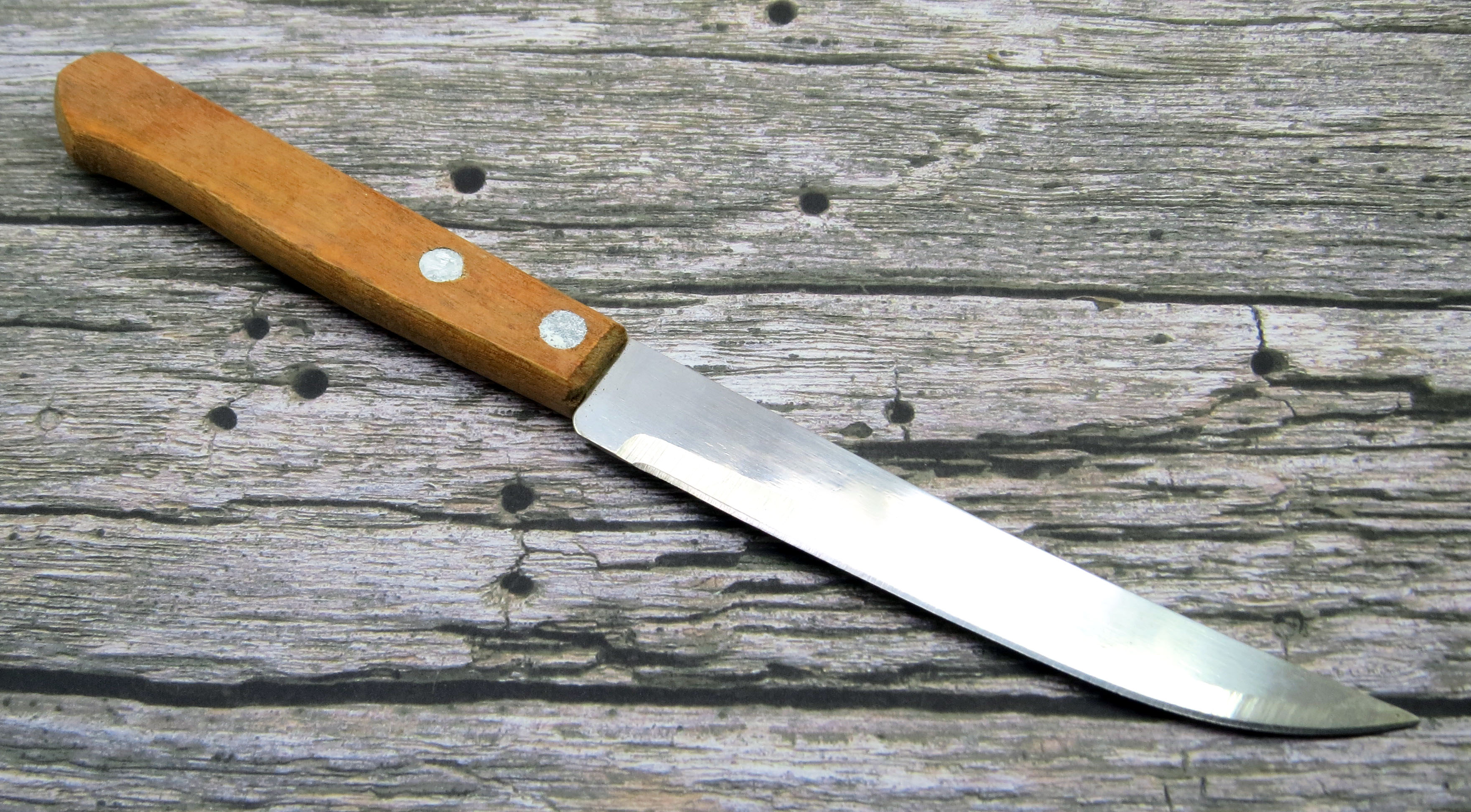 Kitchen Knife Stainless Steel Erogonomic Multi-Layered Wooden Handle ...