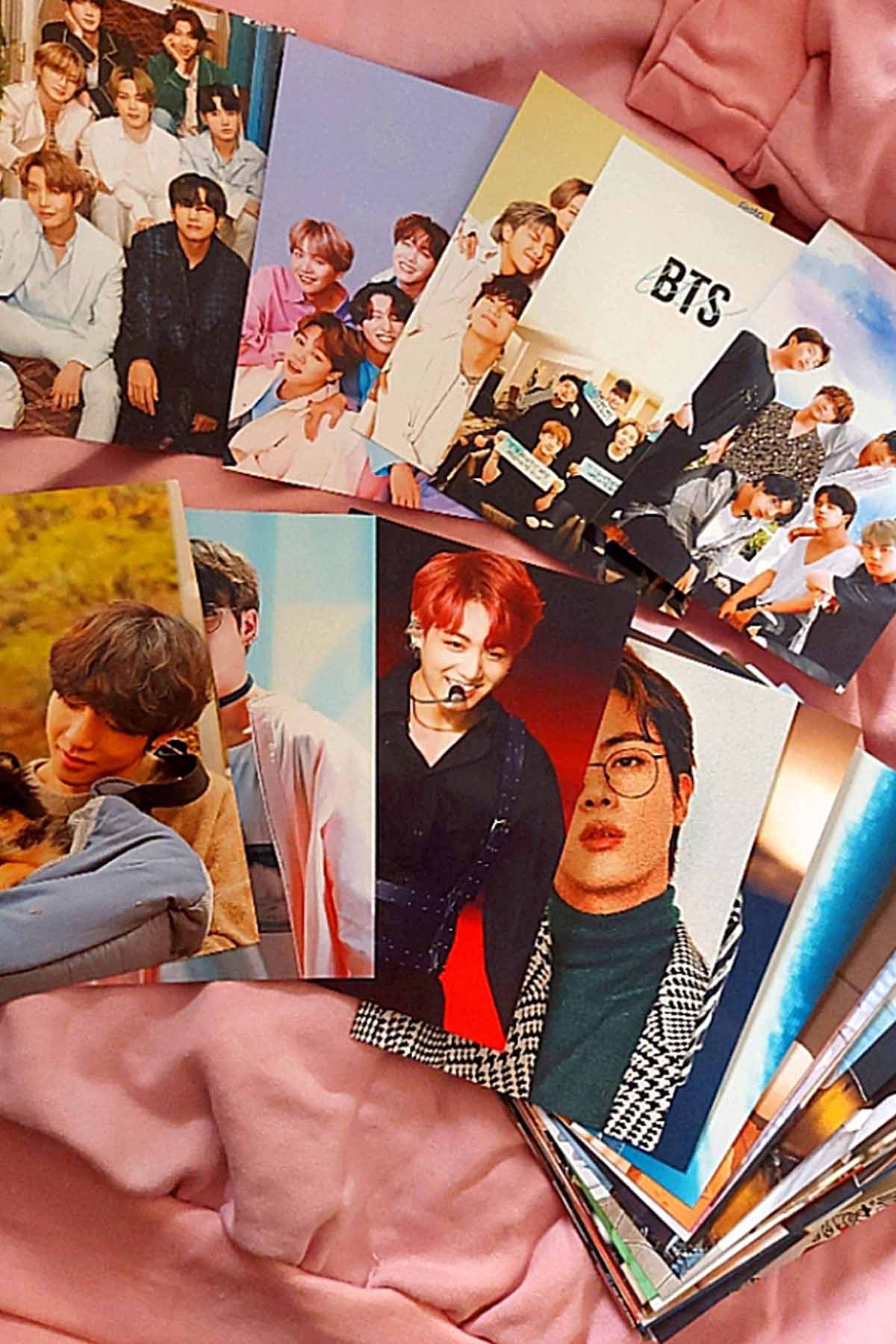 50 BTS Photocards 4x6 inches. Best Quality cards.without white edges.All members bts photocards ...