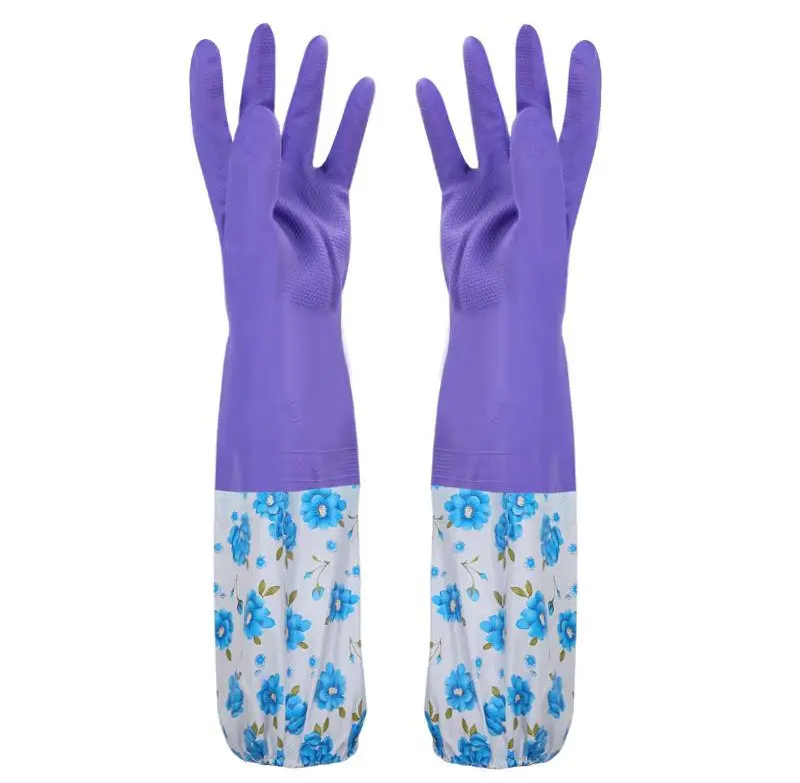 Extra Long Washing Gloves Cleaning Dish Washing Gloves Waterproof ...