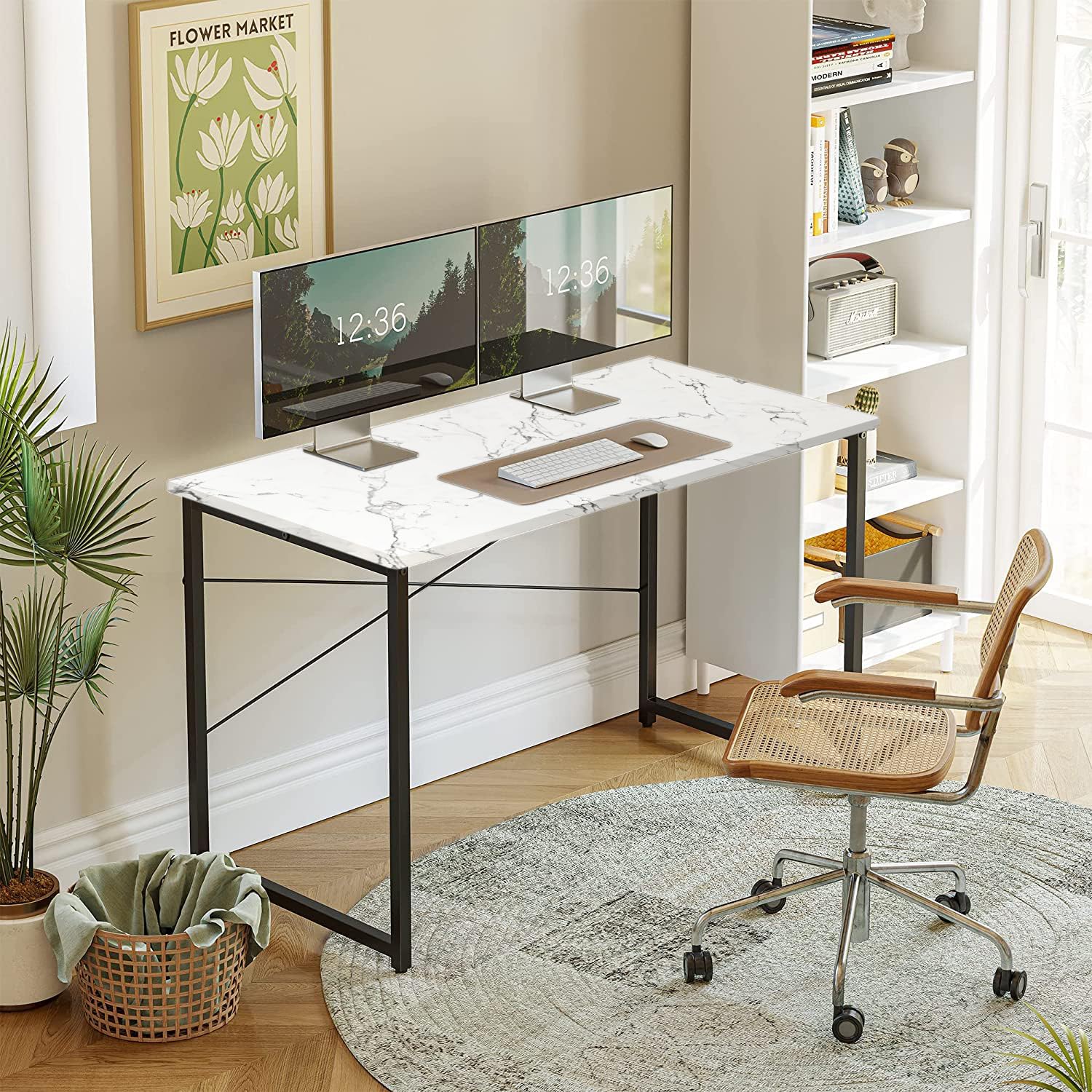 36x24 Inch Computer Table for Home |Desktop Office Study Table| Laptop ...