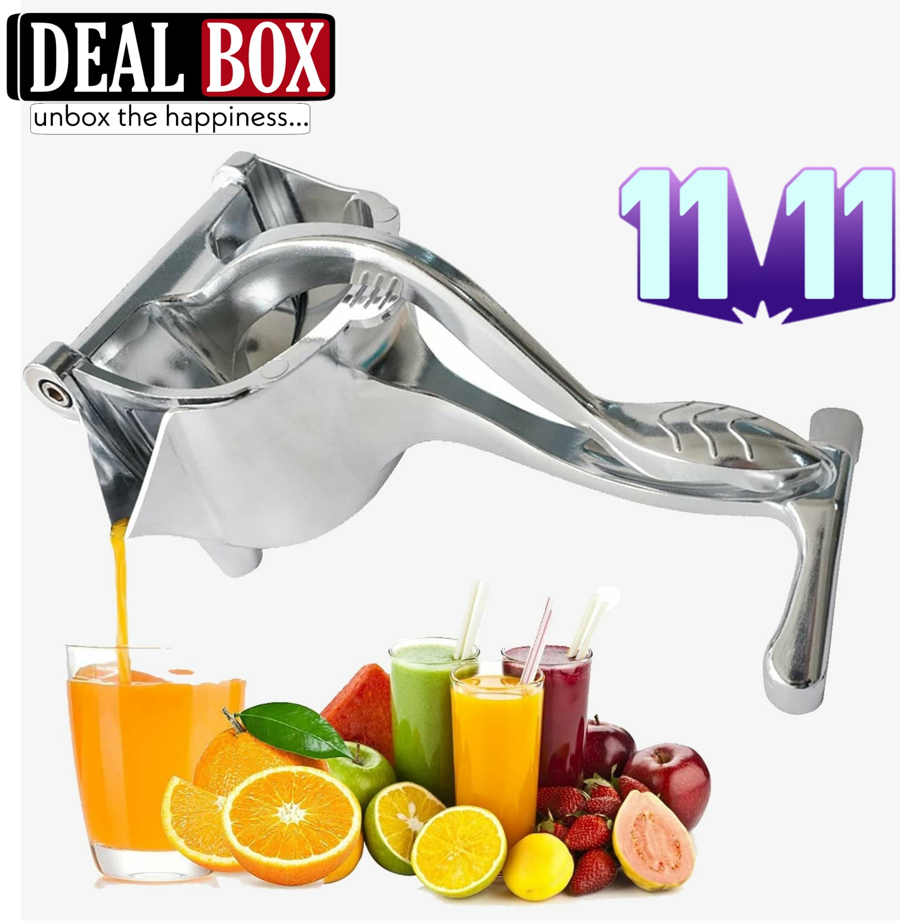 Fruit Press Manual Juicer Machine Stainless Steel Hand Press Semi ...