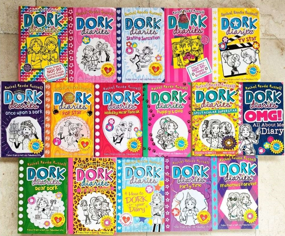 Dork Diaries By Rachel Renee Russell 16 Books Collection Set | Daraz.pk