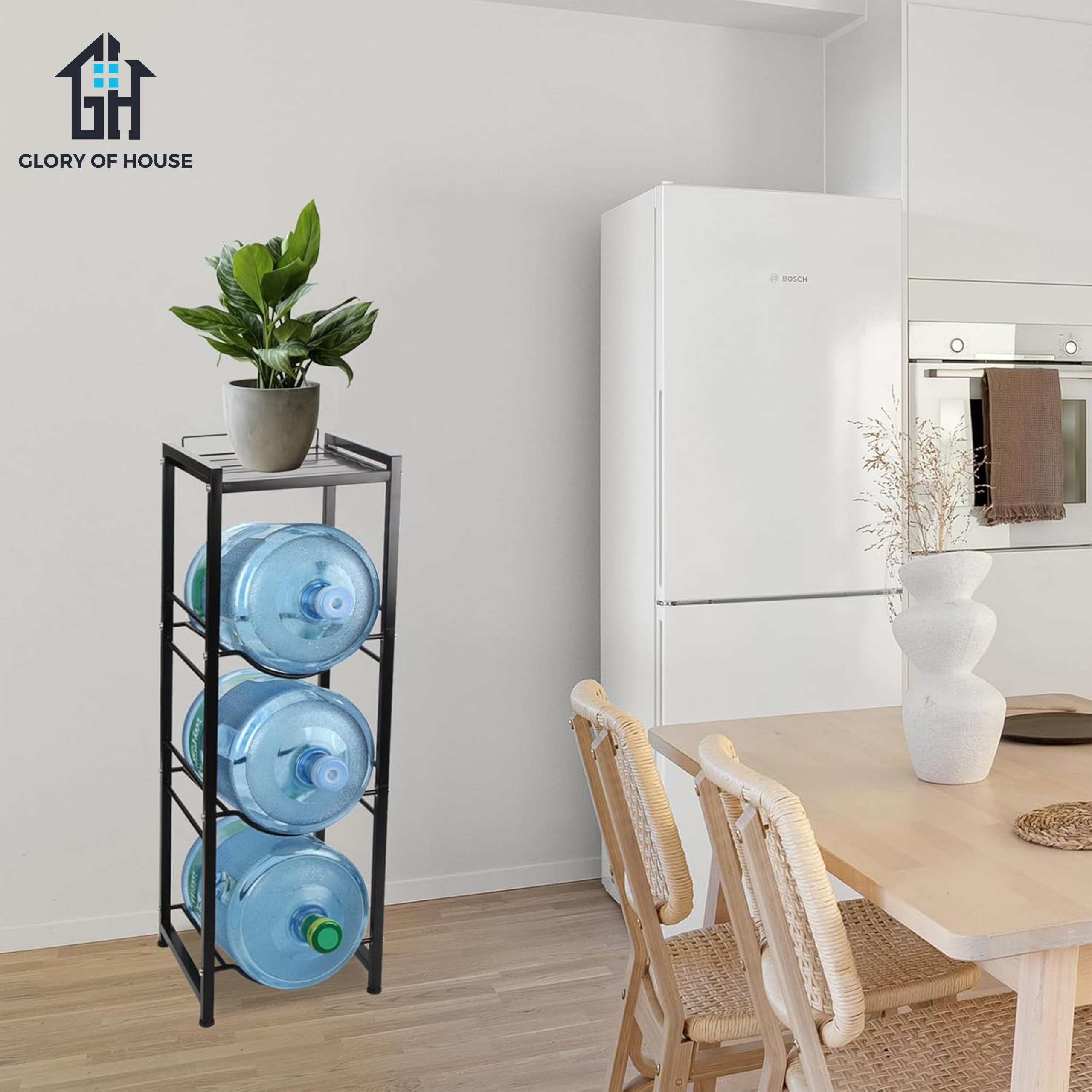 New Arrivals 5-Gallon Water Dispenser Bottle Rack | Sturdy & Space ...