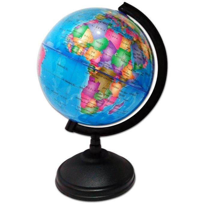 World Map Globe with Rotating Stand - 6 inch | Daraz.pk