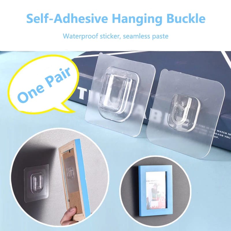 Transparent Double Sided Tape Wall Hook Wall Hanger Suction Cup Suckr ...