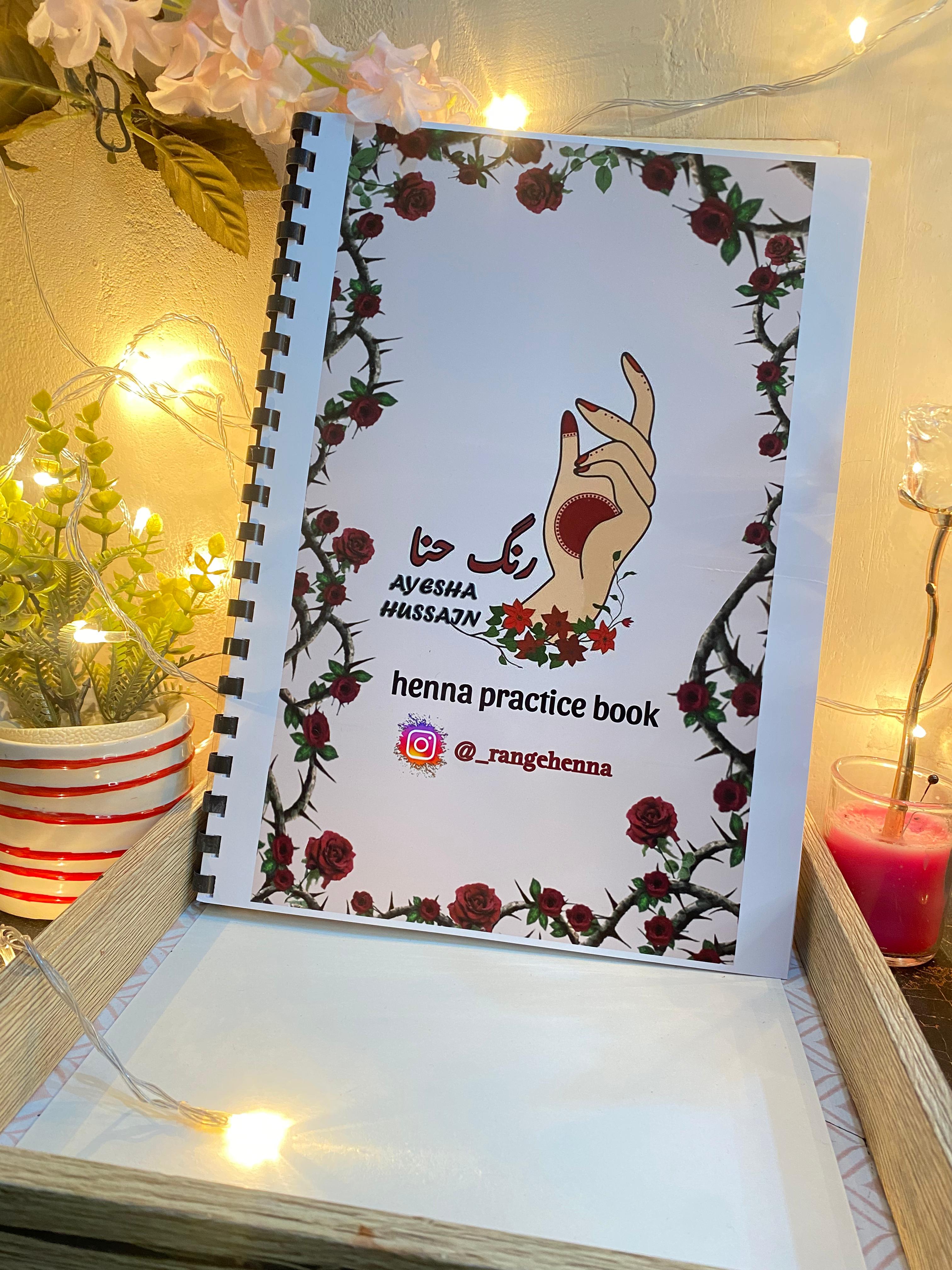 Mehndi Design Tracing Book: step by step mehndi tracing guide for ...