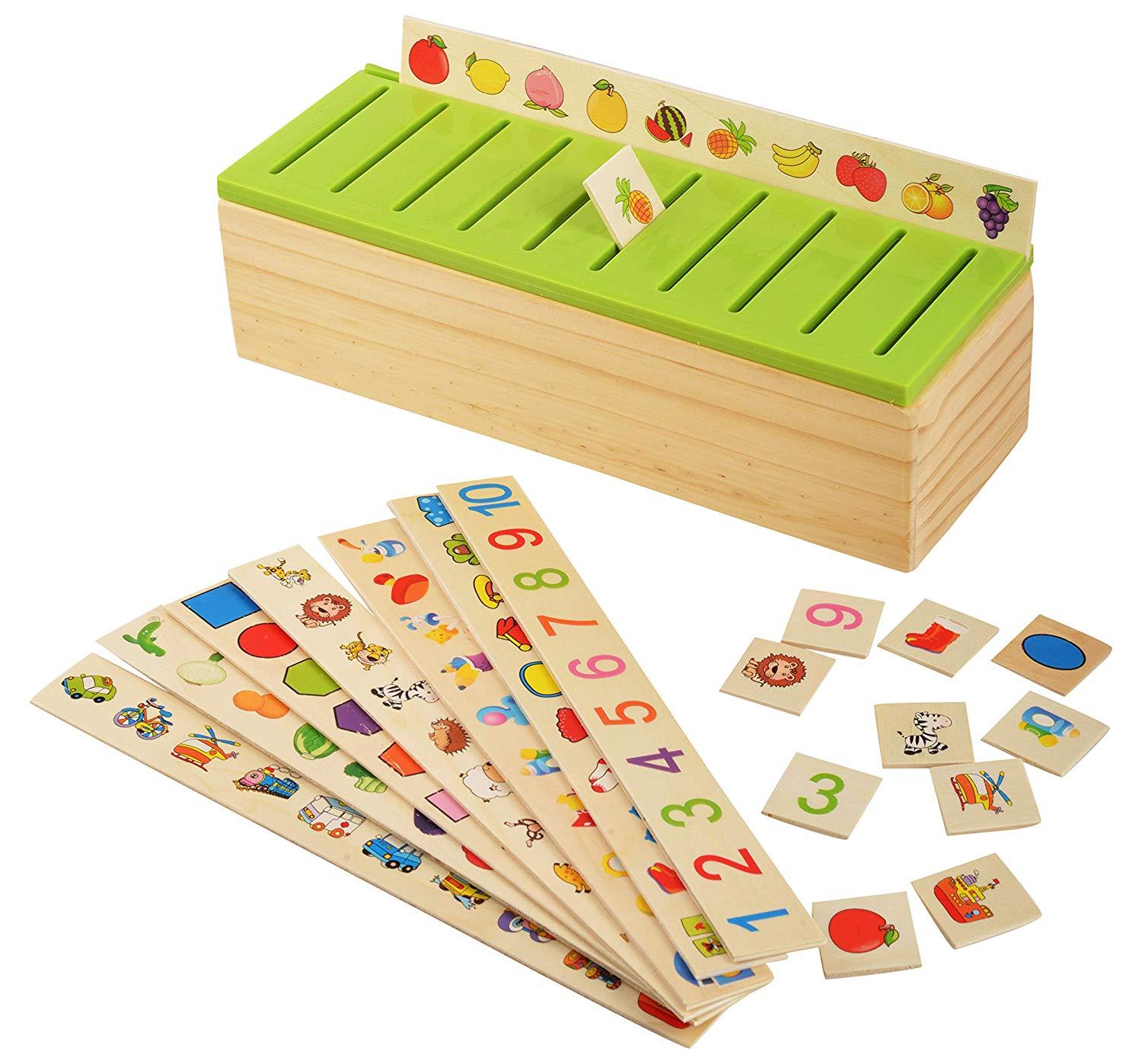 New Learning Knowledge Classification Box Shape Matched Children Puzzle ...