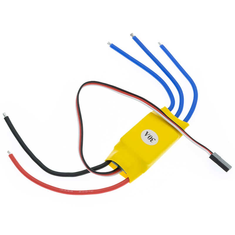 XXD HW30A 30A ESC Brushless Motor Speed Controller BEC ESC T-rex 450 V2 ...