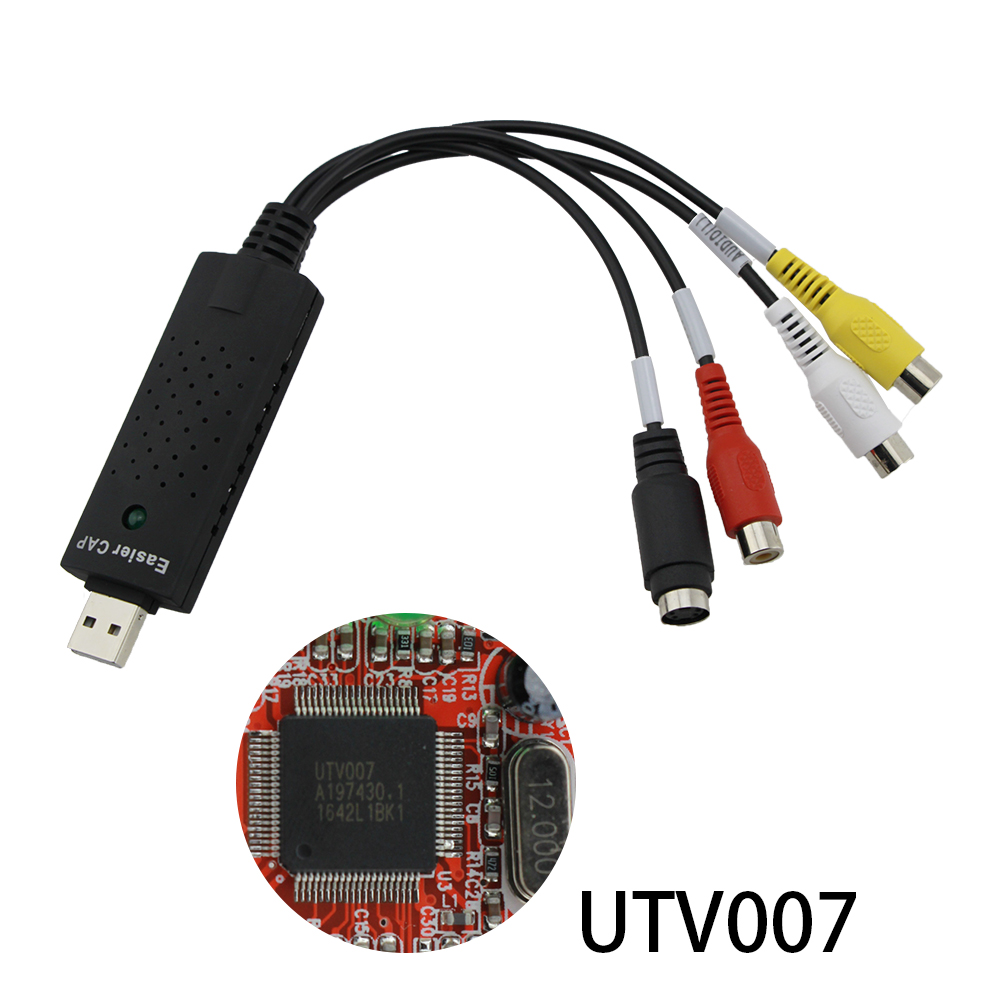 Easycap Usb 20 Easy Cap Tv Dvd Vhs Dvr Video Capture Amazon.com: KuWFi