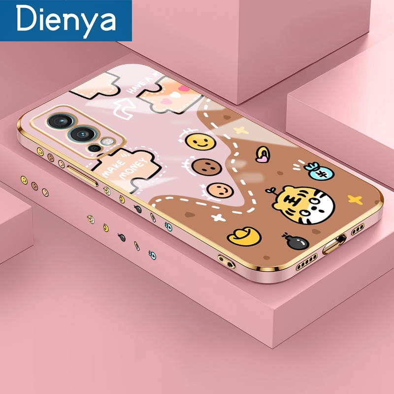 dienya For Oneplus Nord 2 5G Case Cartoon Emoticon Pattern Side Edge ...