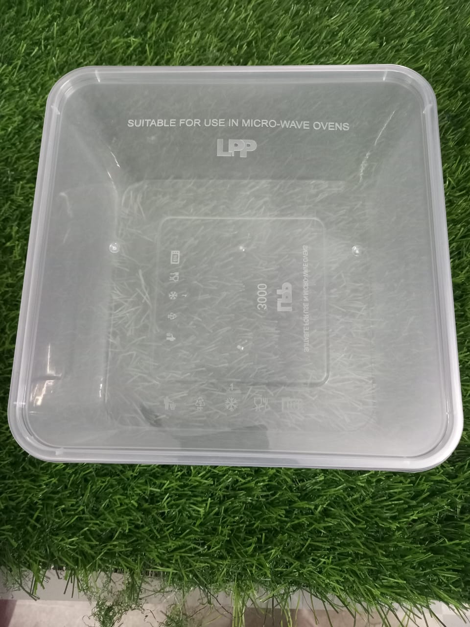 Pack of 6 Pcs 3000ml Food Container Storage Boxes with Separate Lid ...