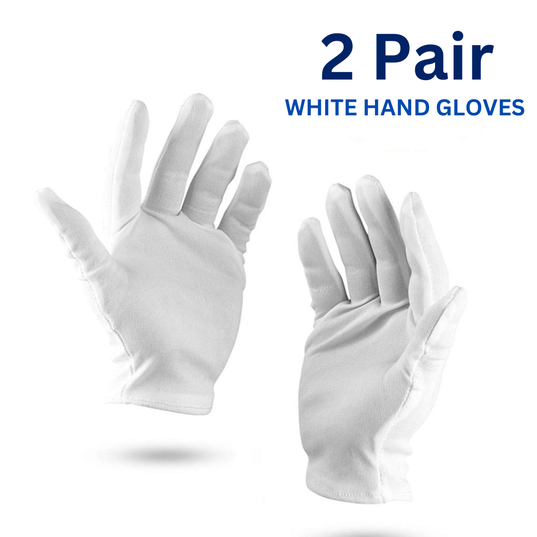 "White Cotton Summer Inner Gloves for Men and Women, Lightweight and ...