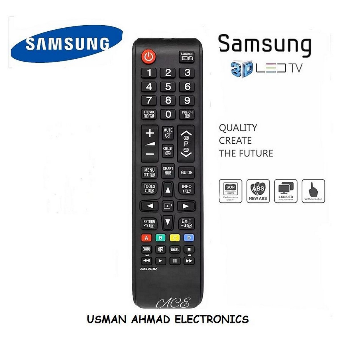 SAMSUNG Universal Remote for LED & LCD TV RM-1088 | Daraz.pk