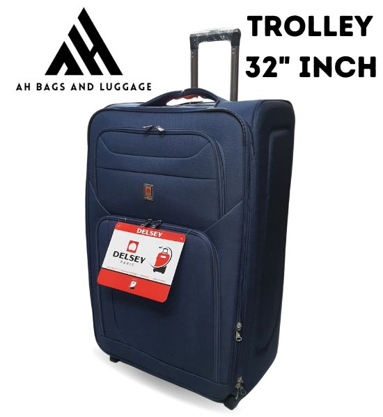 Delsey Soft Side Suitcase Extra Large (32 Inch) Luggage | Strong ...