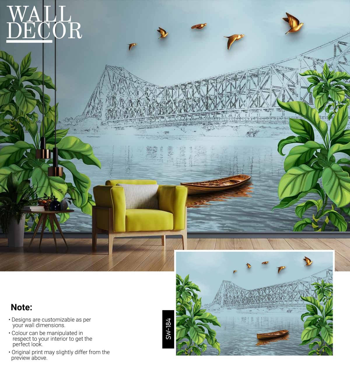 Wall Decor Wallpaper Room Decoration Flex 3D Flex Wallpaper 12*12 ...