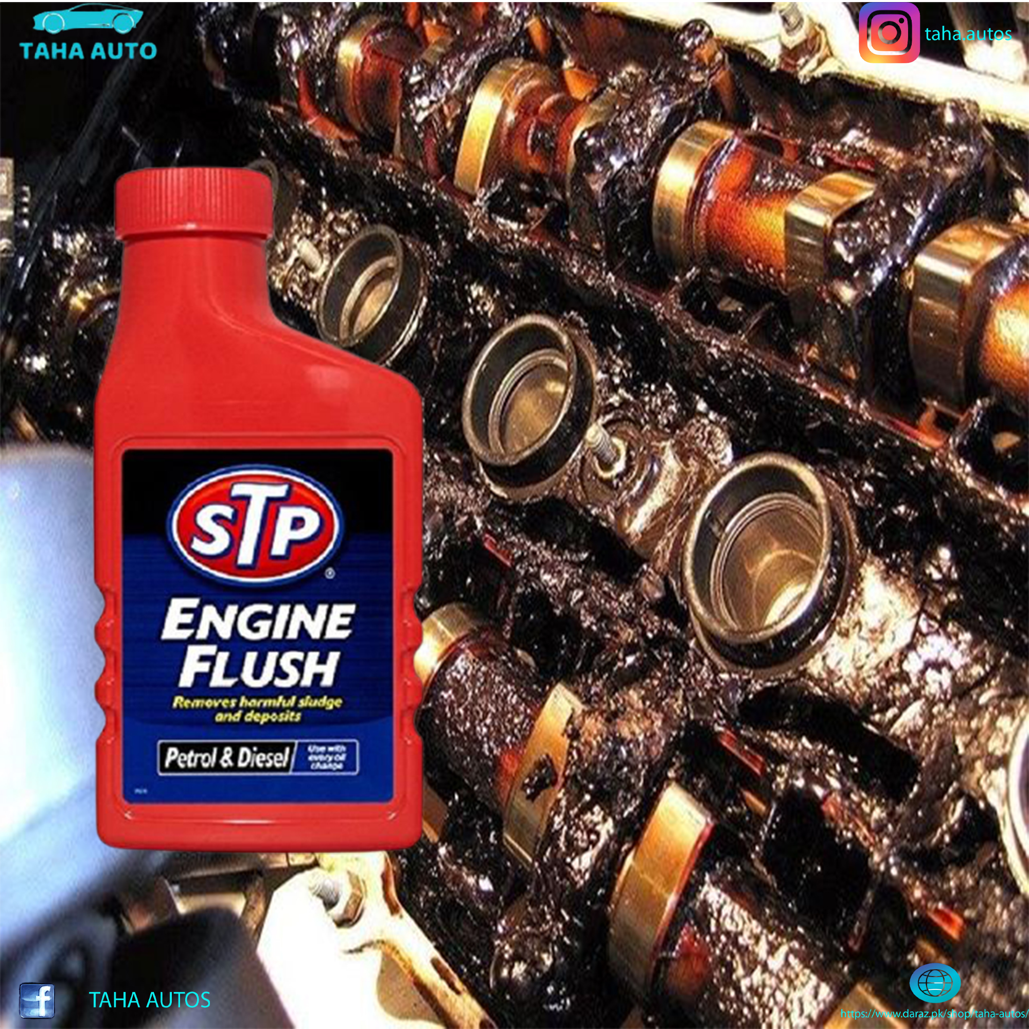 STP Engine FLush Both Petrol & Diesel Car - 450ml Made In U.K | Daraz.pk