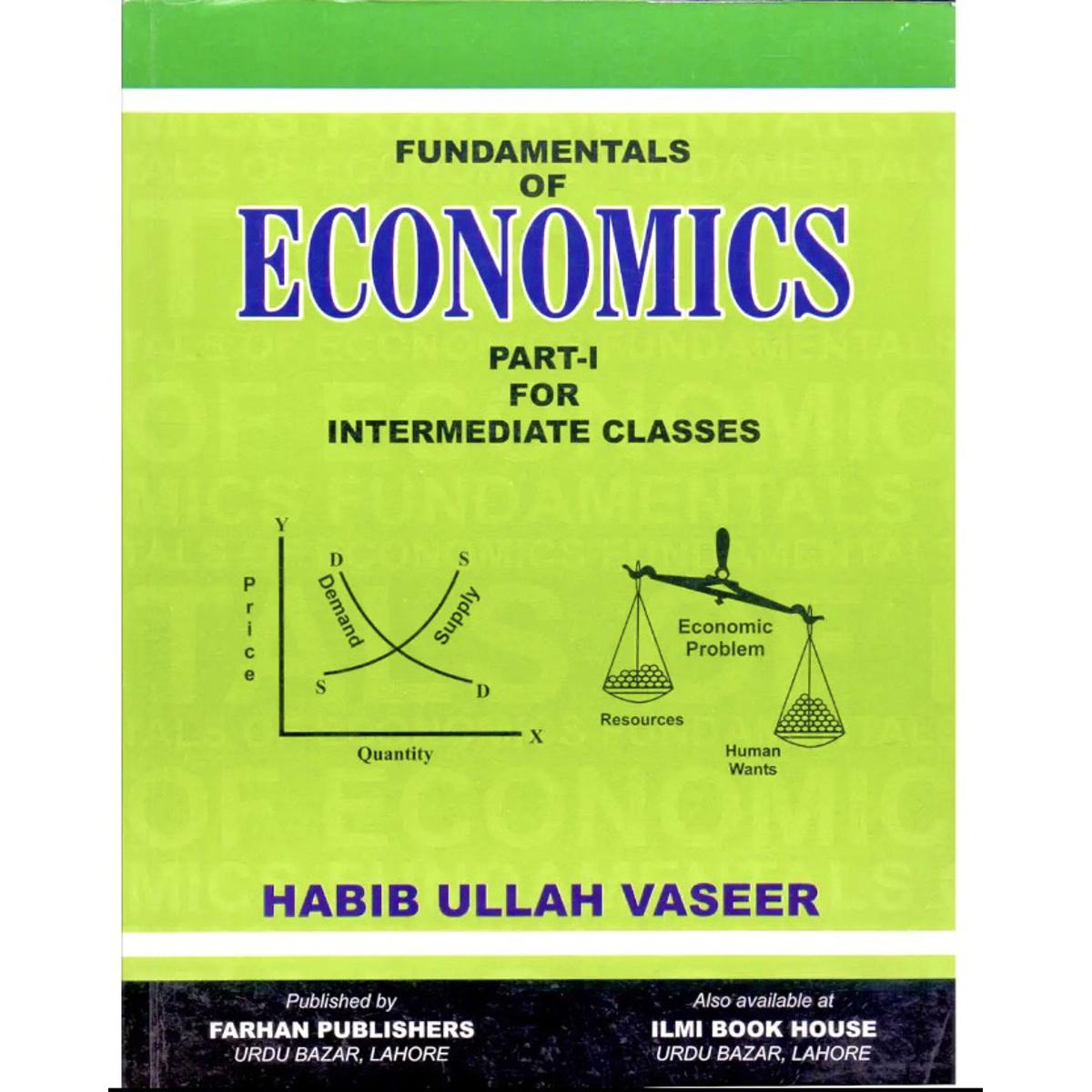 Fundamentals Of Economics Part 1 By Habib Ullah Vaseer | Daraz.pk