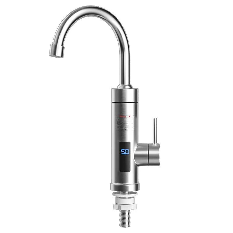 3000W 220V Instant Electric Kitchen Water Heater Faucet, Electric Geyser Hot Water in 3s ...