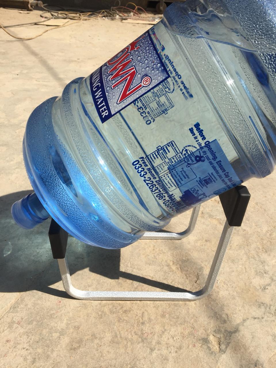 Home Kitchen Table Top Metal Water Bottle Rack for holder Gallon Bottle ...