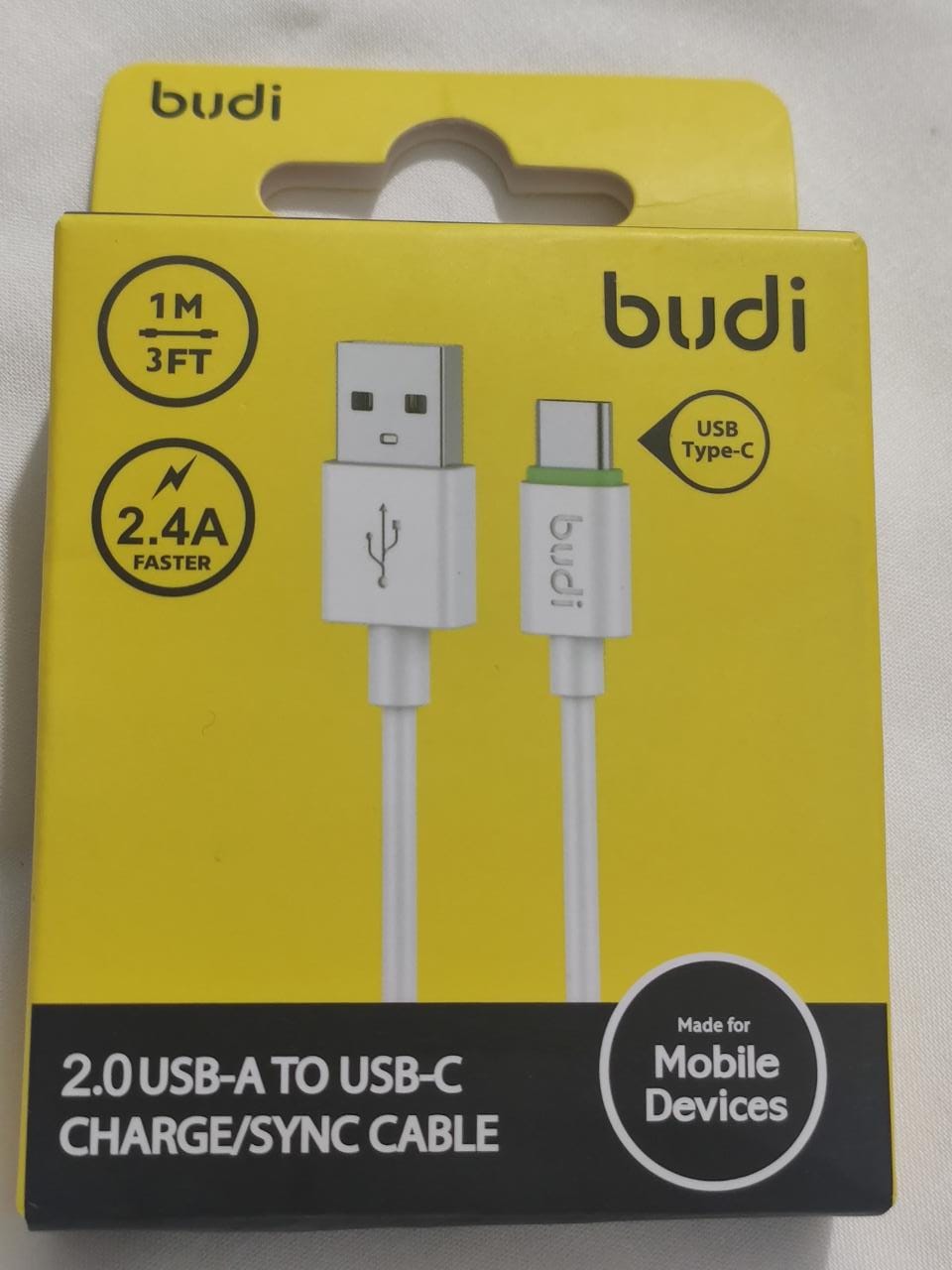 Budi - USB-C Cable - Fast Charging Cable | Daraz.pk