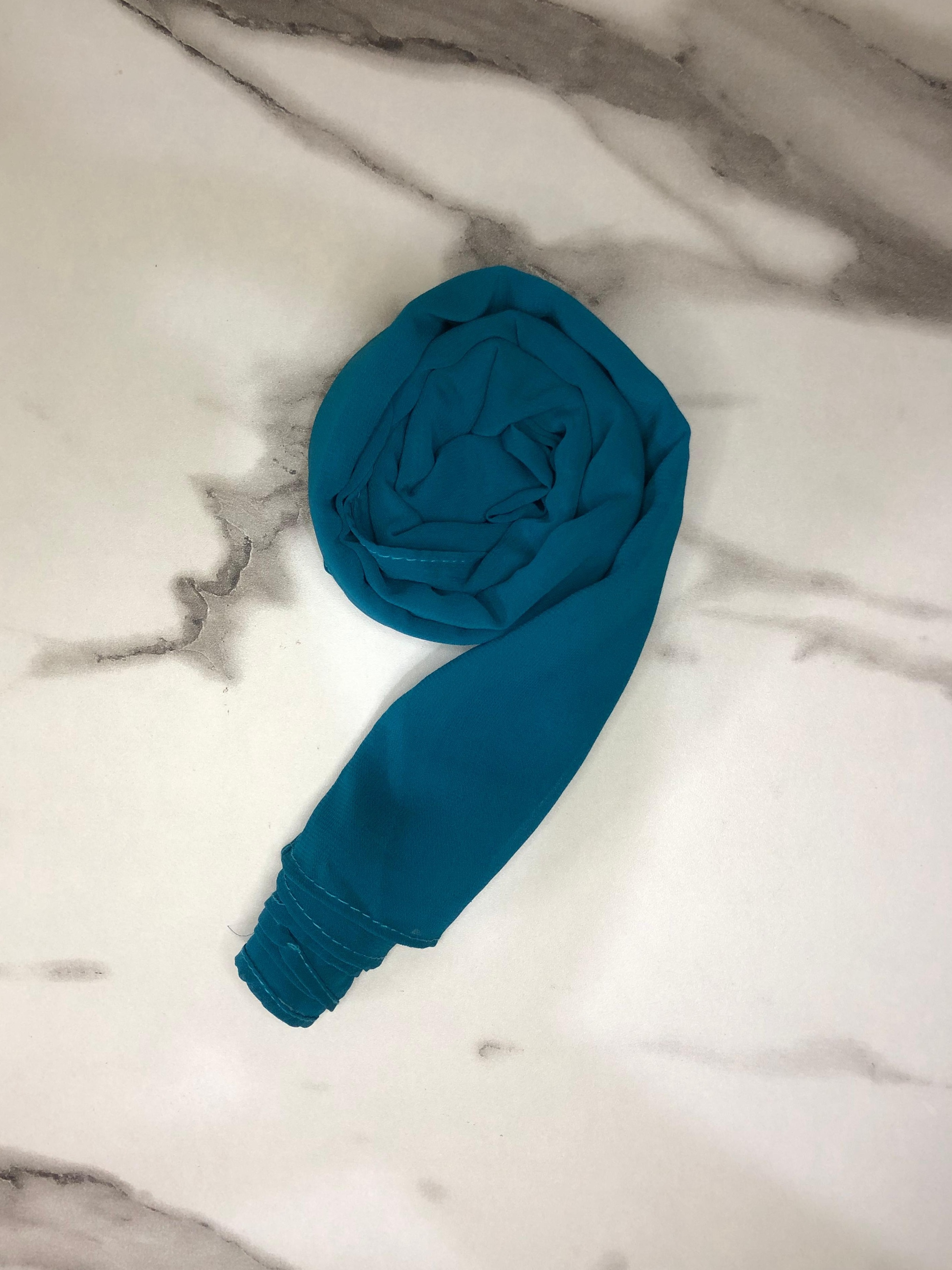 Luxury 100% Chiffon Georgette Hijab Stoller Scarf for Women and Girls ...
