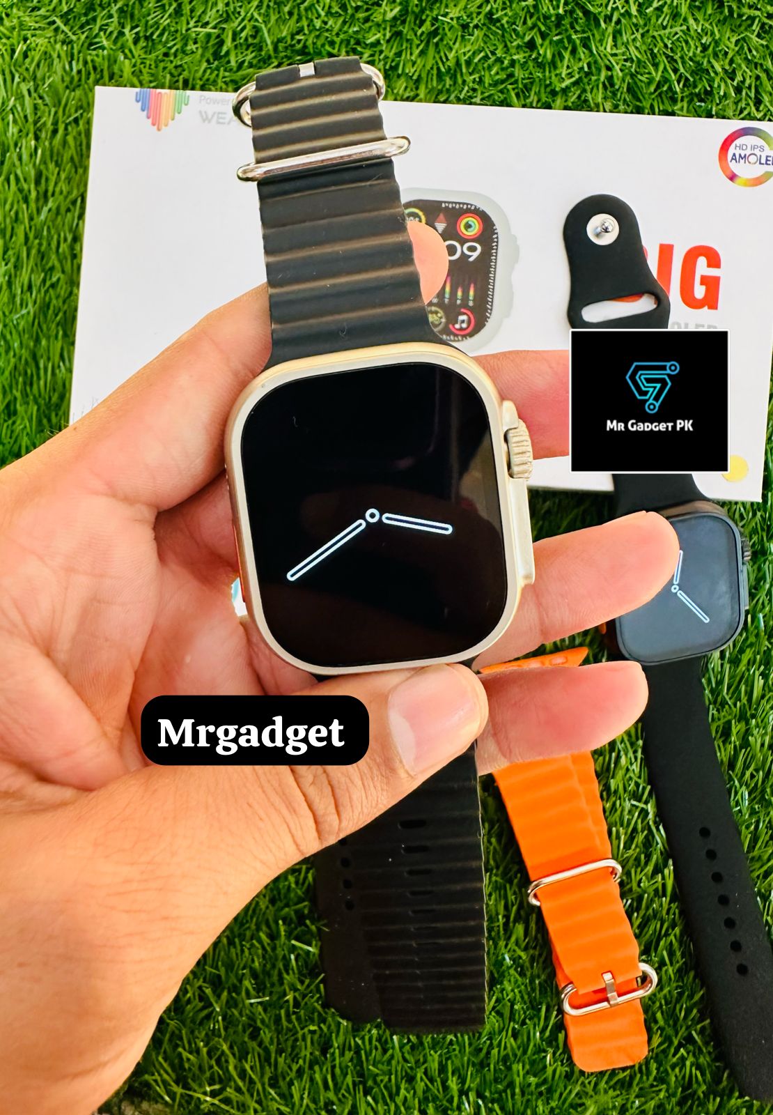 HY Ultra 2nd Generation Ultra Smart Watch AMOLED Always On Display 49mm ...