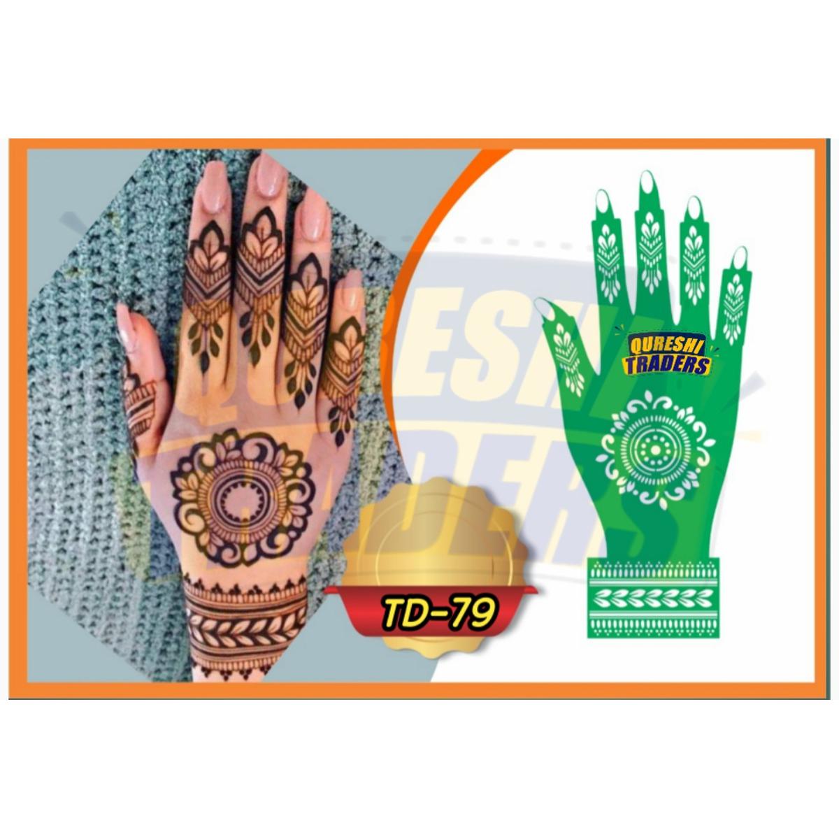 Mehndi stickers Mehndi papers Mehndi designs (1 Pc) | Daraz.pk