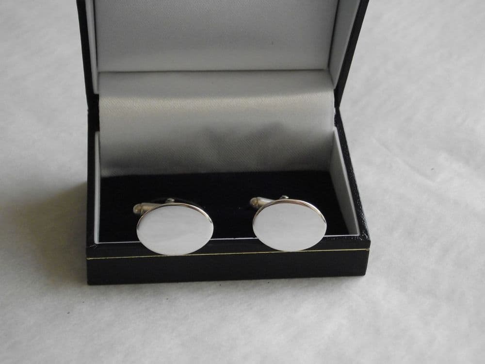 Men’s Sterling Silver Chain Cufflinks – Classic Chain-Link Design in ...