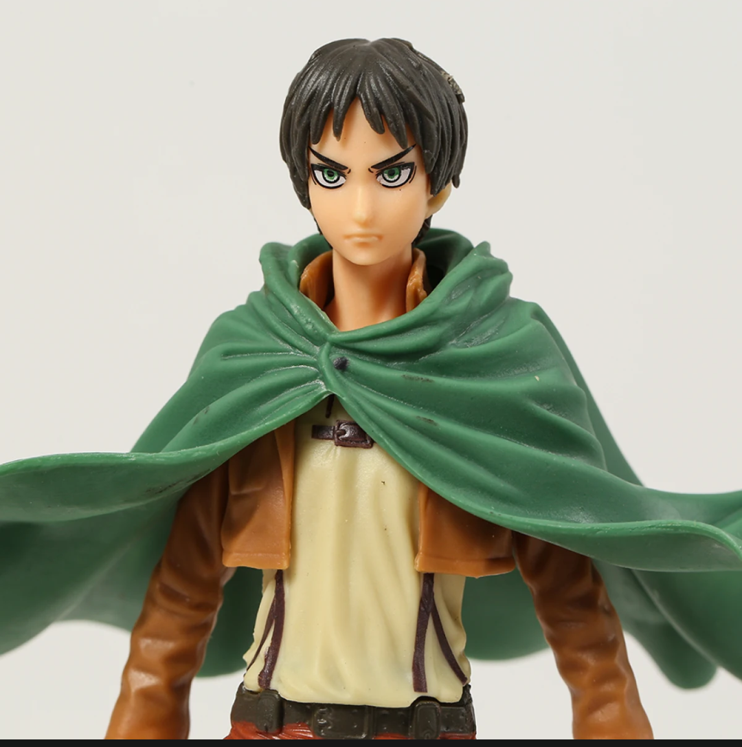 Attack on Titan Eren Jaeger Mikasa Levi Ackerman PVC Figure Model Anime ...